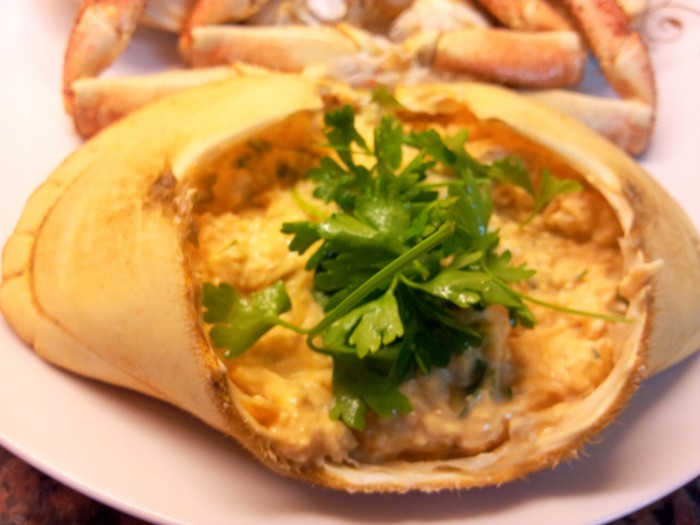 Sapateira Recheada à Portuguesa • Iguaria Receita e Culinária