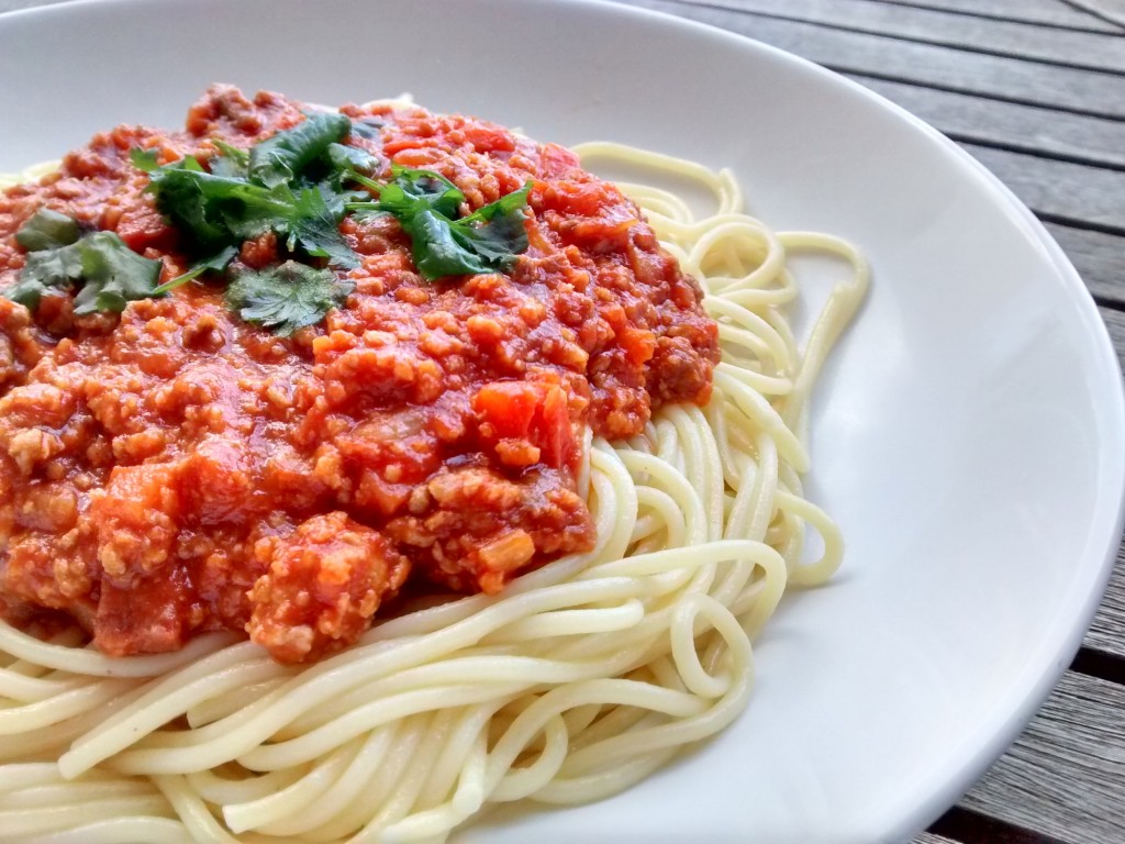 Bolonhesa de Carne e Soja • Iguaria Receita e Culinária