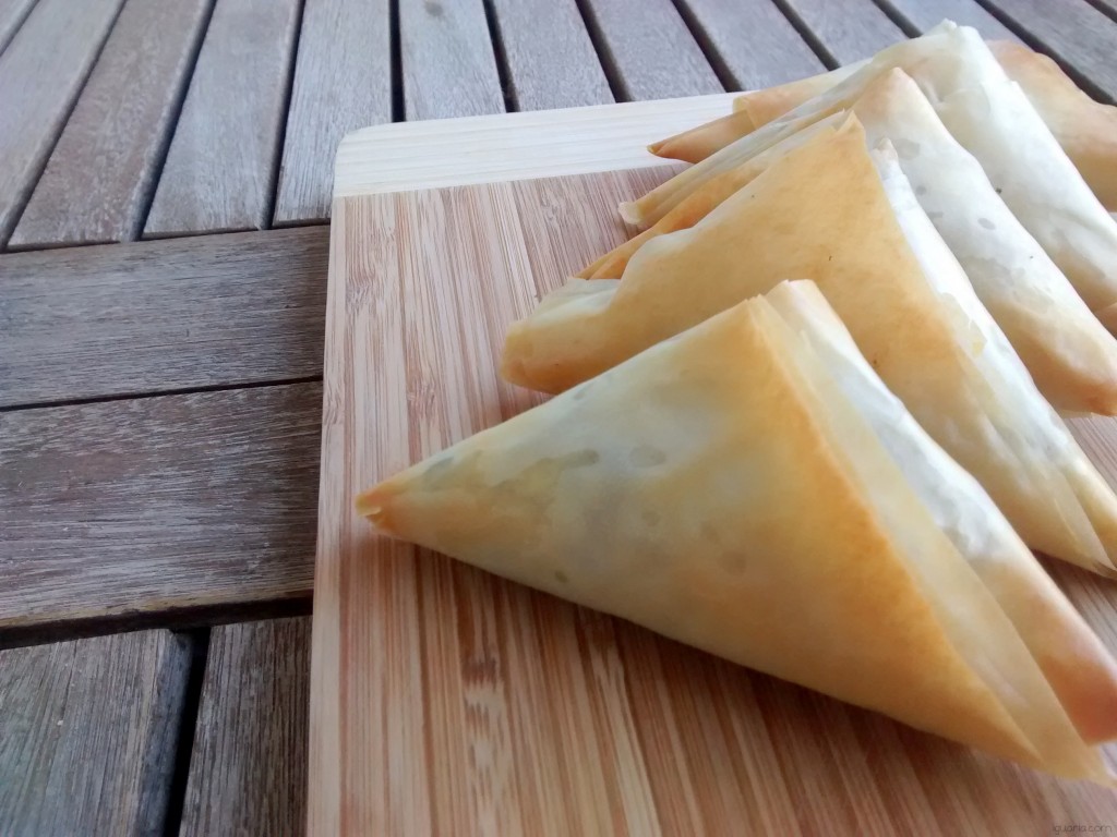 Chamuças de Bacon • Iguaria Receita e Culinária