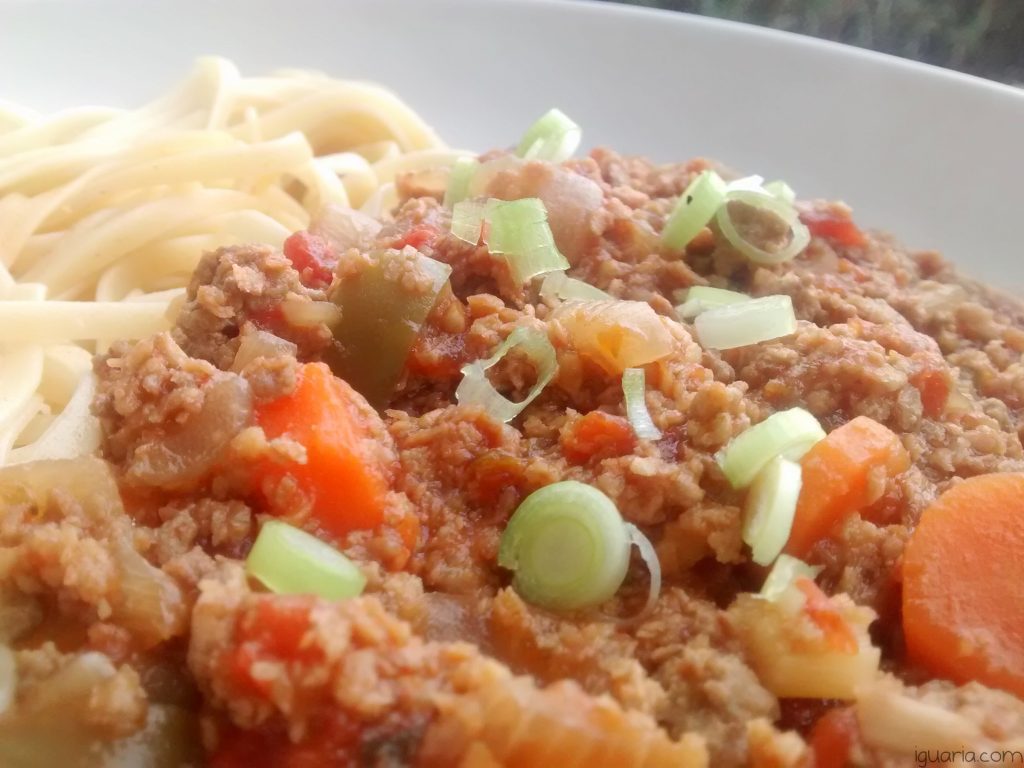 Bolonhesa de Soja • Iguaria Receita e Culinária