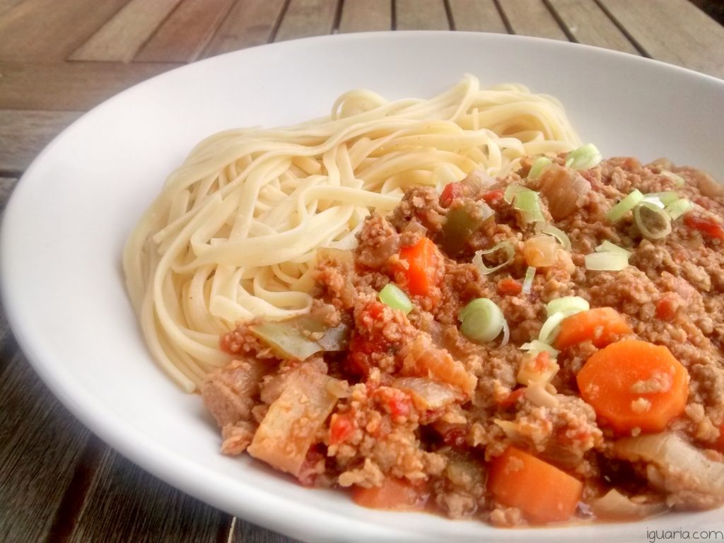 Bolonhesa de Soja • Iguaria Receita e Culinária