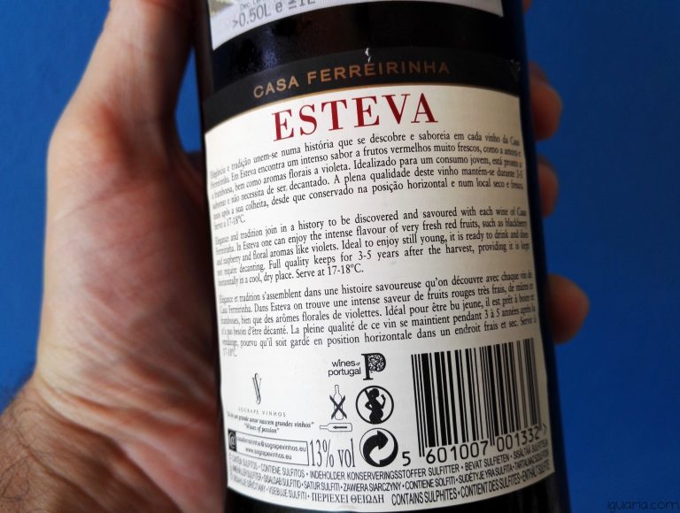 Vinho Tinto Esteva Douro • Iguaria Receita e Culinária