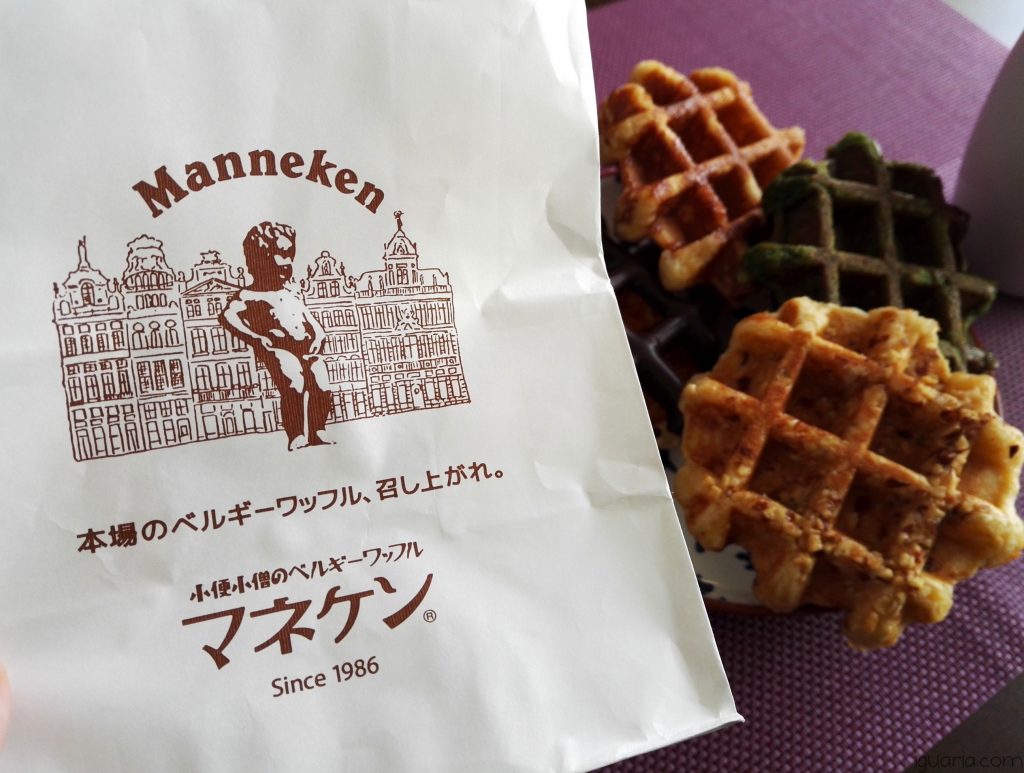 Manneken Waffles Simples, Amêndoa, Matcha e Chocolate • Iguaria Receita ...