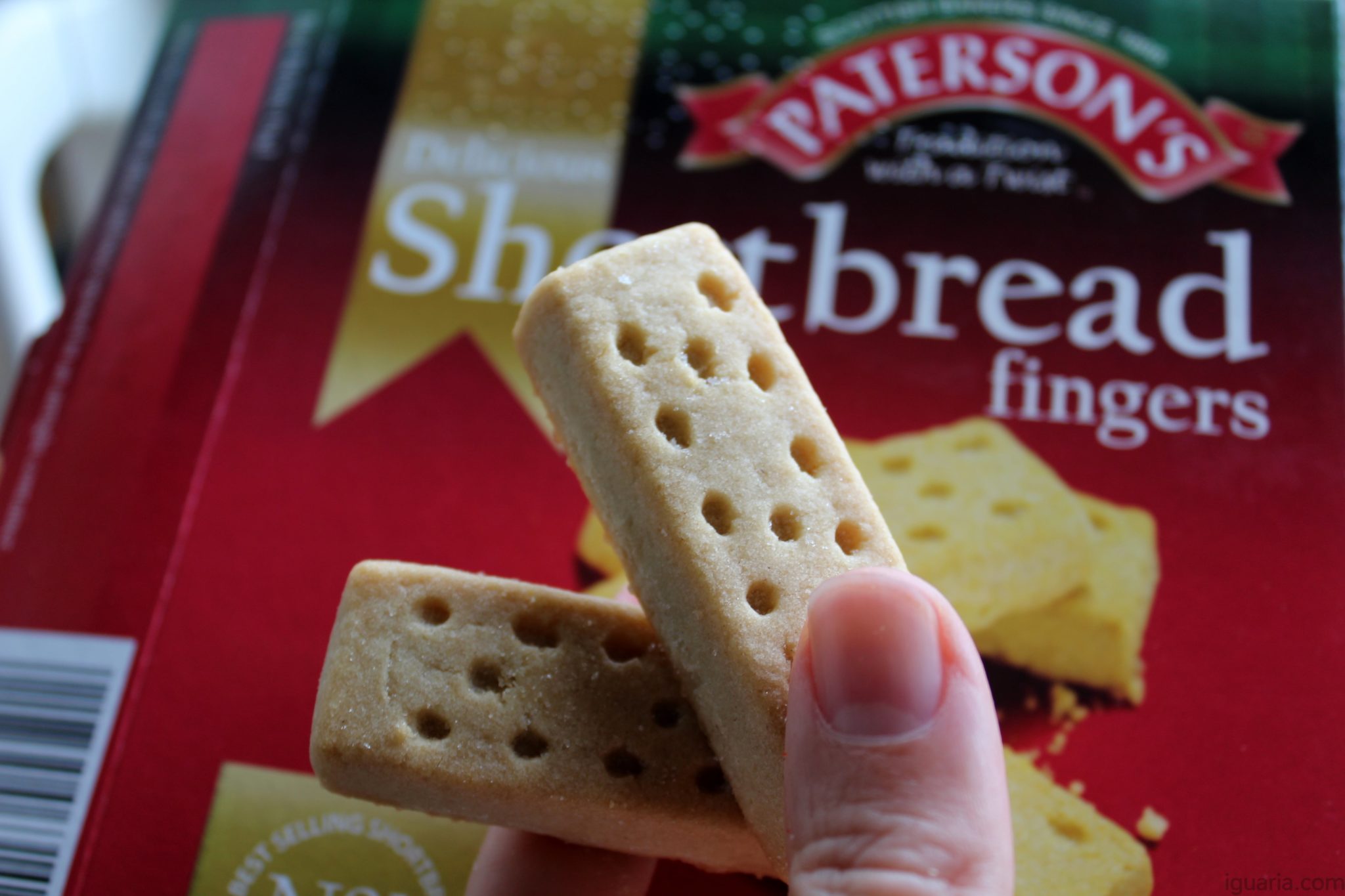 Paterson's Biscoitos Shortbread • Iguaria Receita e Culinária