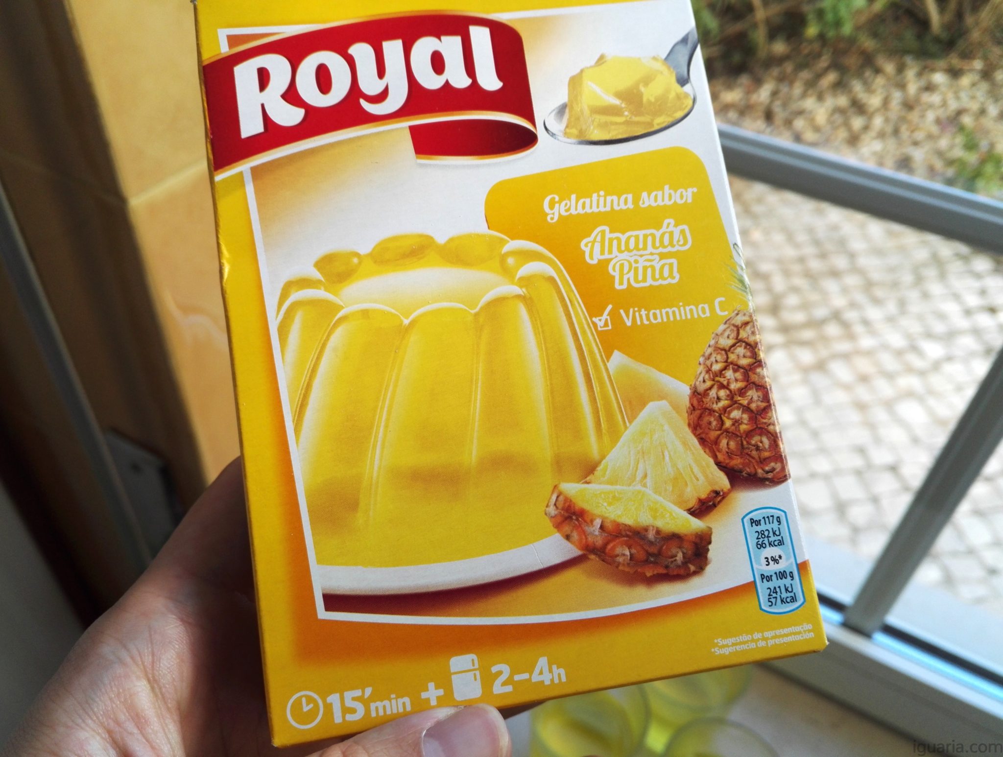 Gelatinas Royal de Ananás, Laranja e Manga/Pêssego • Iguaria Receita e ...