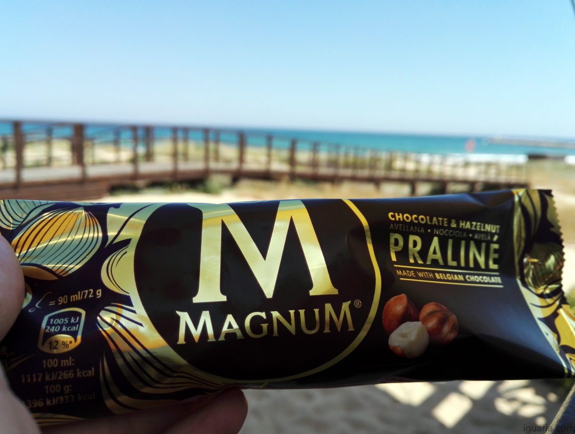 Gelado Magnum Praline • Iguaria Receita e Culinária