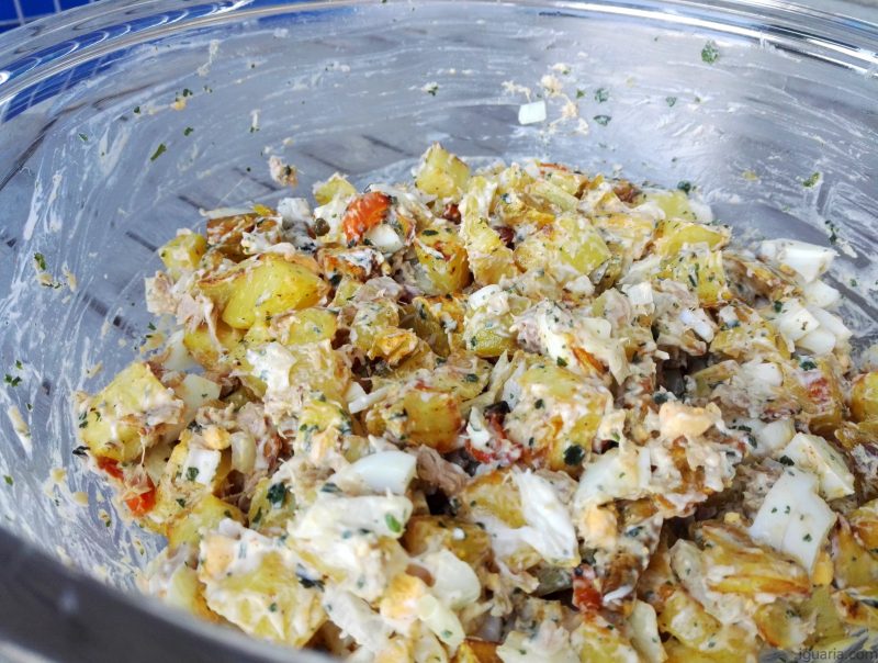 Salada de Batata e Atum • Iguaria Receita e Culinária