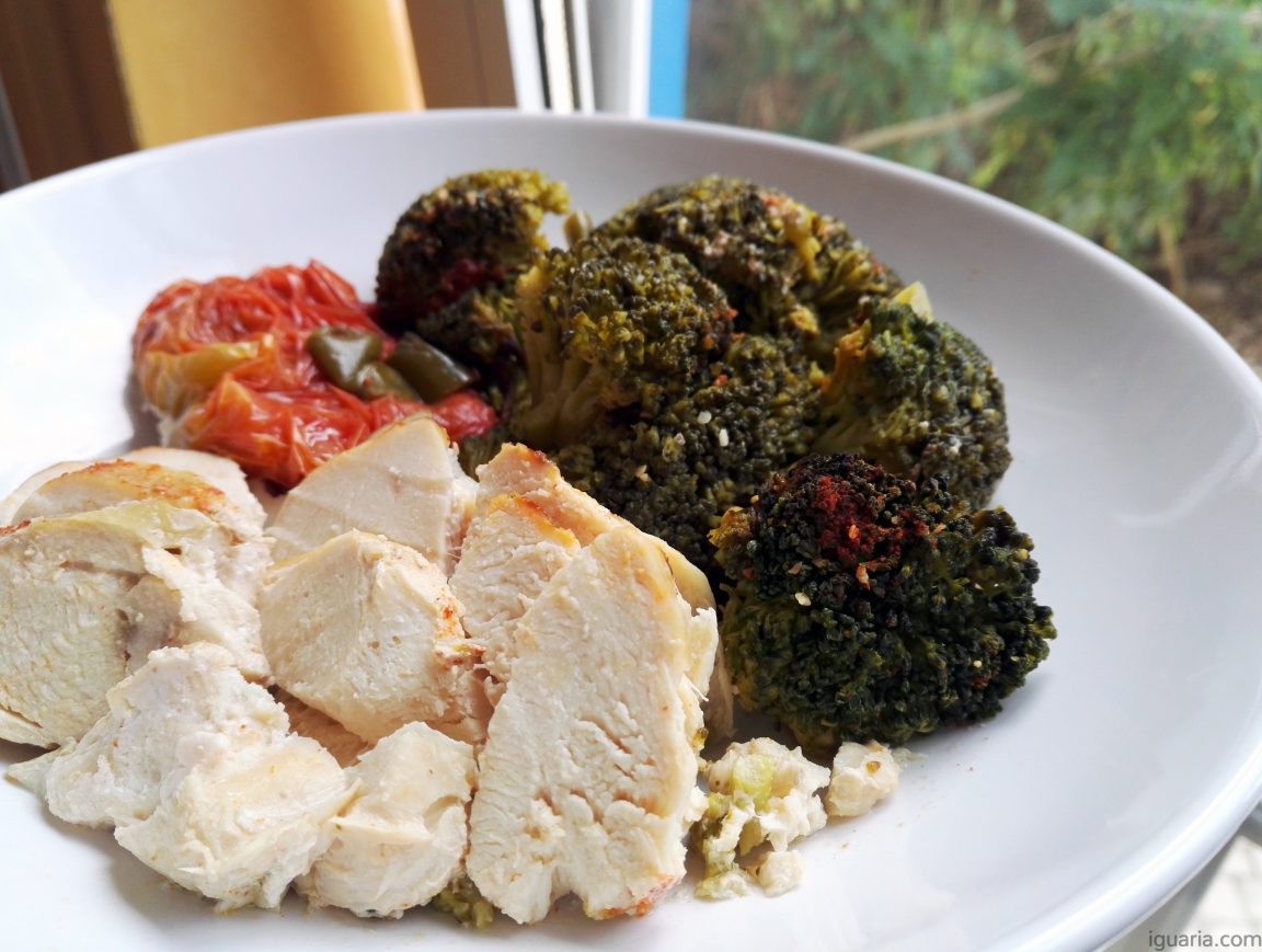 Frango com Legumes Assados • Iguaria Receita e Culinária
