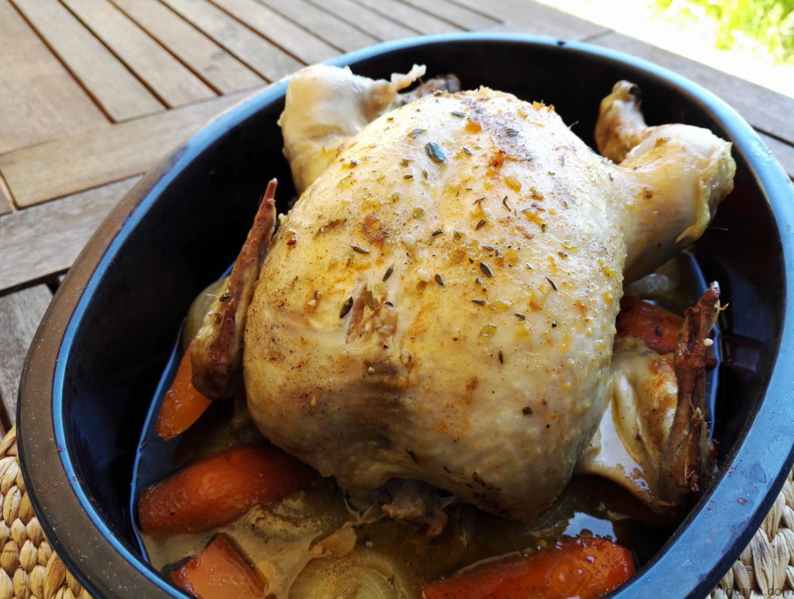 Frango do Campo Assado • Iguaria! Receita e Culinária