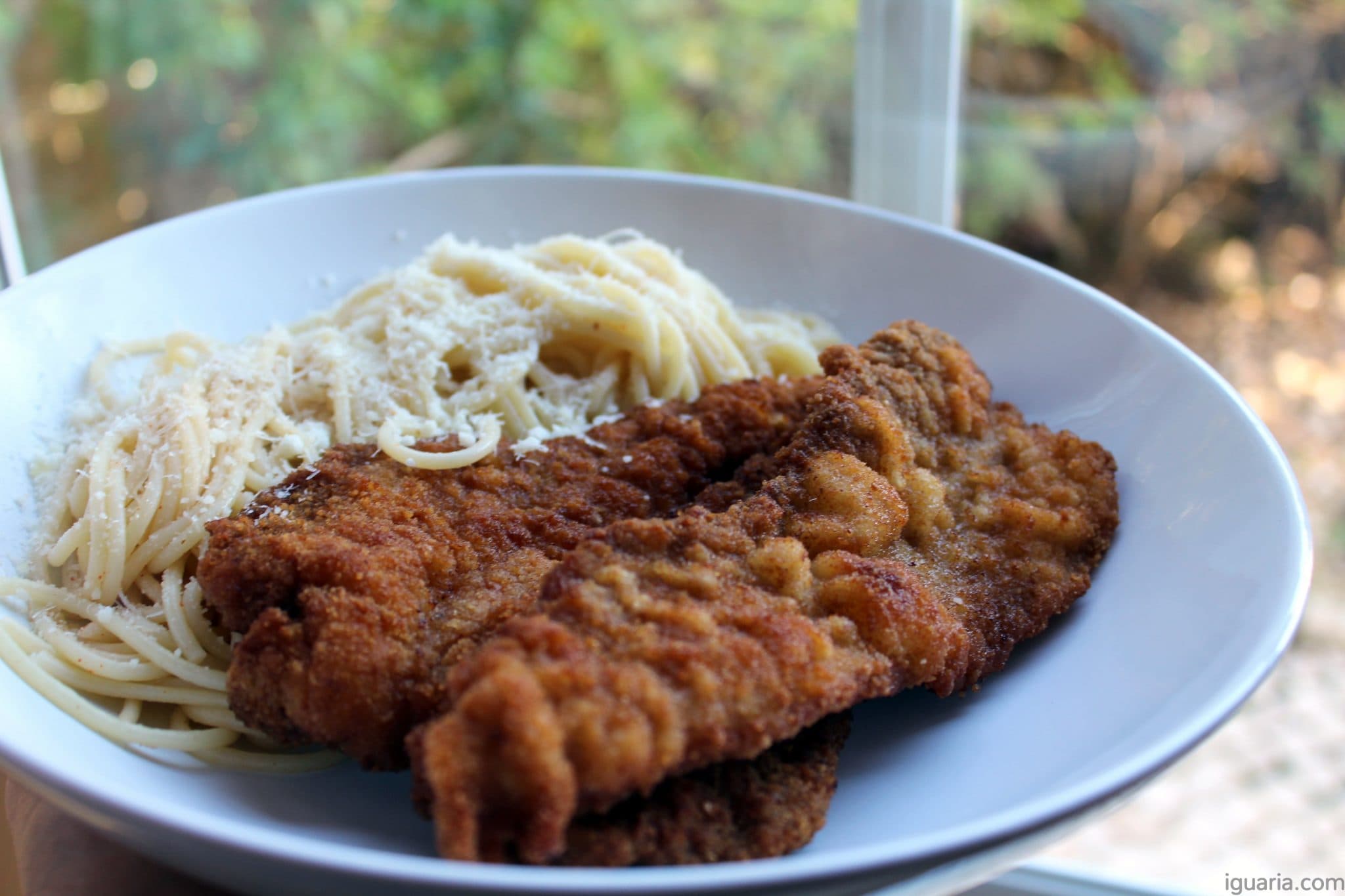 Panado de Porco com Esparguete • Iguaria Receita e Culinária
