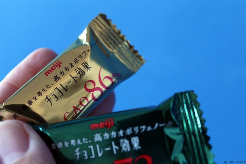 Meiji Mini Chocolates Pretos • Iguaria Receita e Culinária