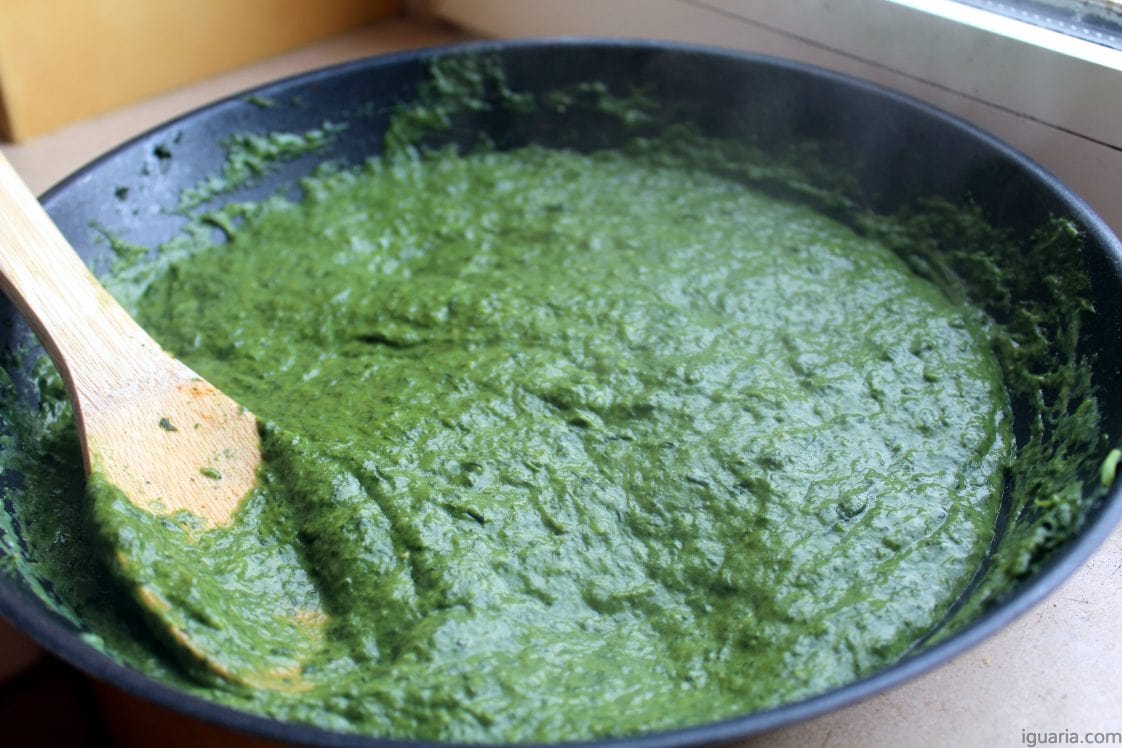 Esparregado com Rama de Nabo • Iguaria Receita e Culinária