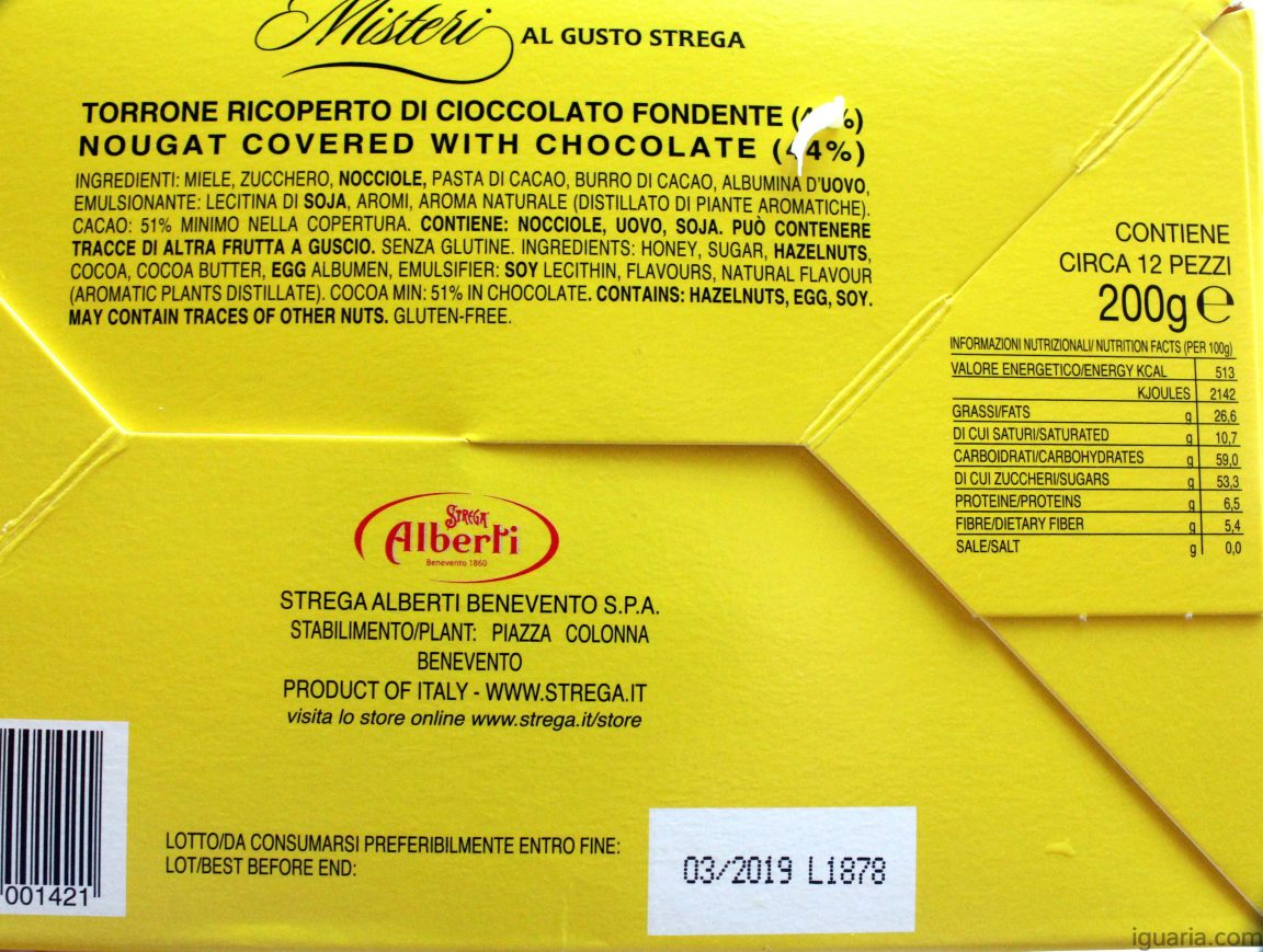 Chocolates Misteri Al Gusto Strega • Iguaria Receita e Culinária