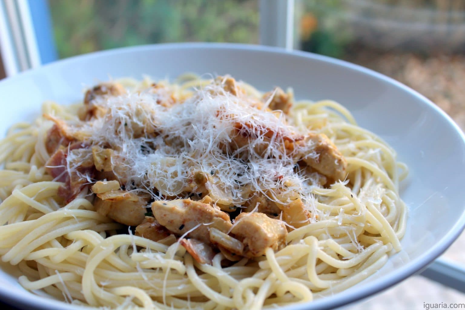 Frango Cremoso com Bacon • Iguaria Receita e Culinária