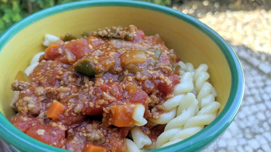 Bolonhesa de Carne e Soja • Iguaria Receita e Culinária