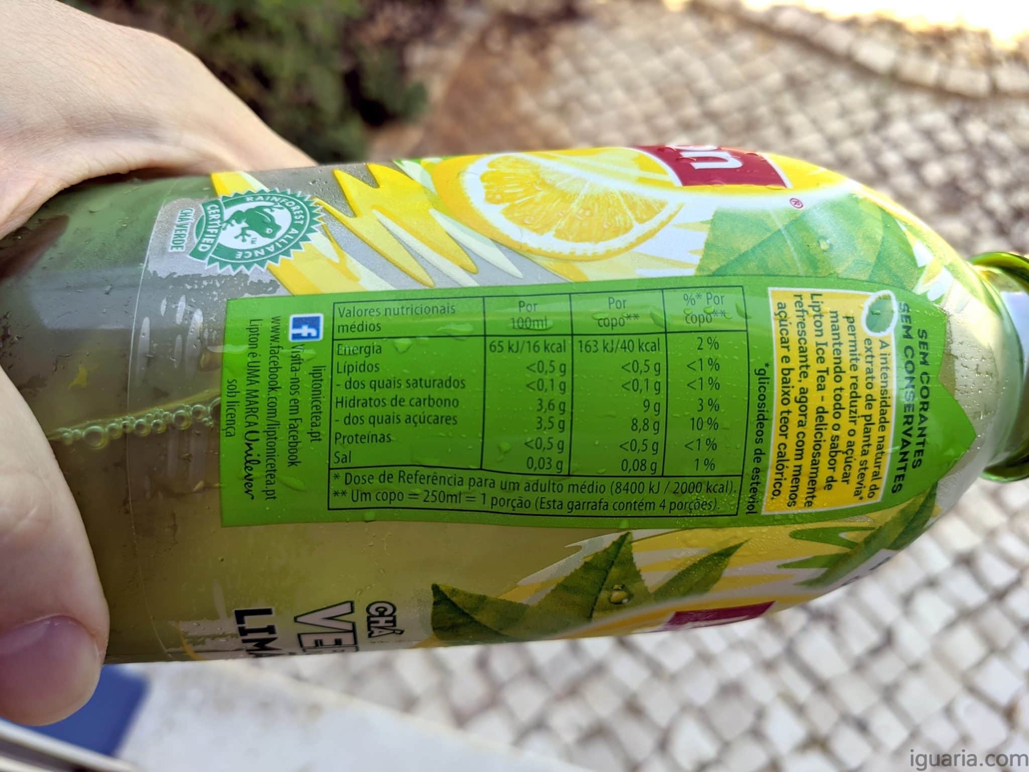 Lipton Chá Verde Matcha • Iguaria Receita e Culinária
