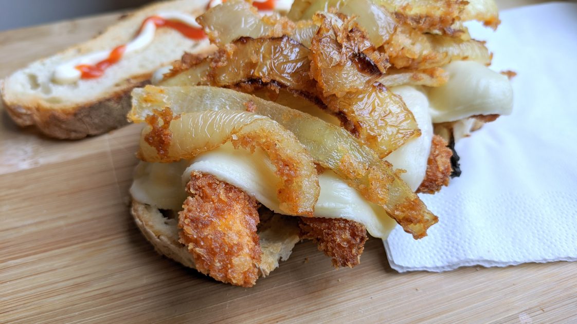 Sandes de Frango Frito • Iguaria! Receita e Culinária