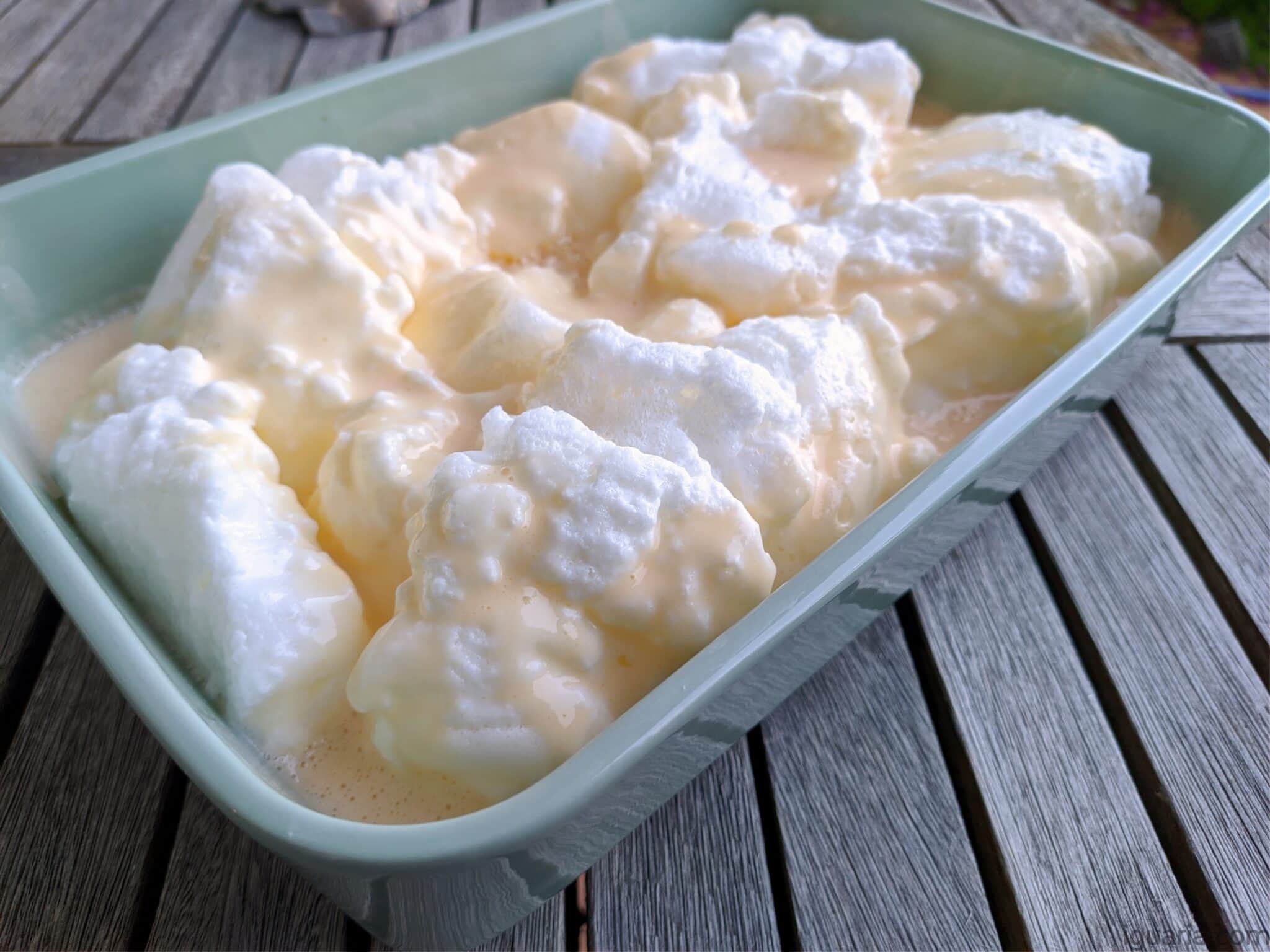 Farófias com Leite Creme • Iguaria Receita e Culinária