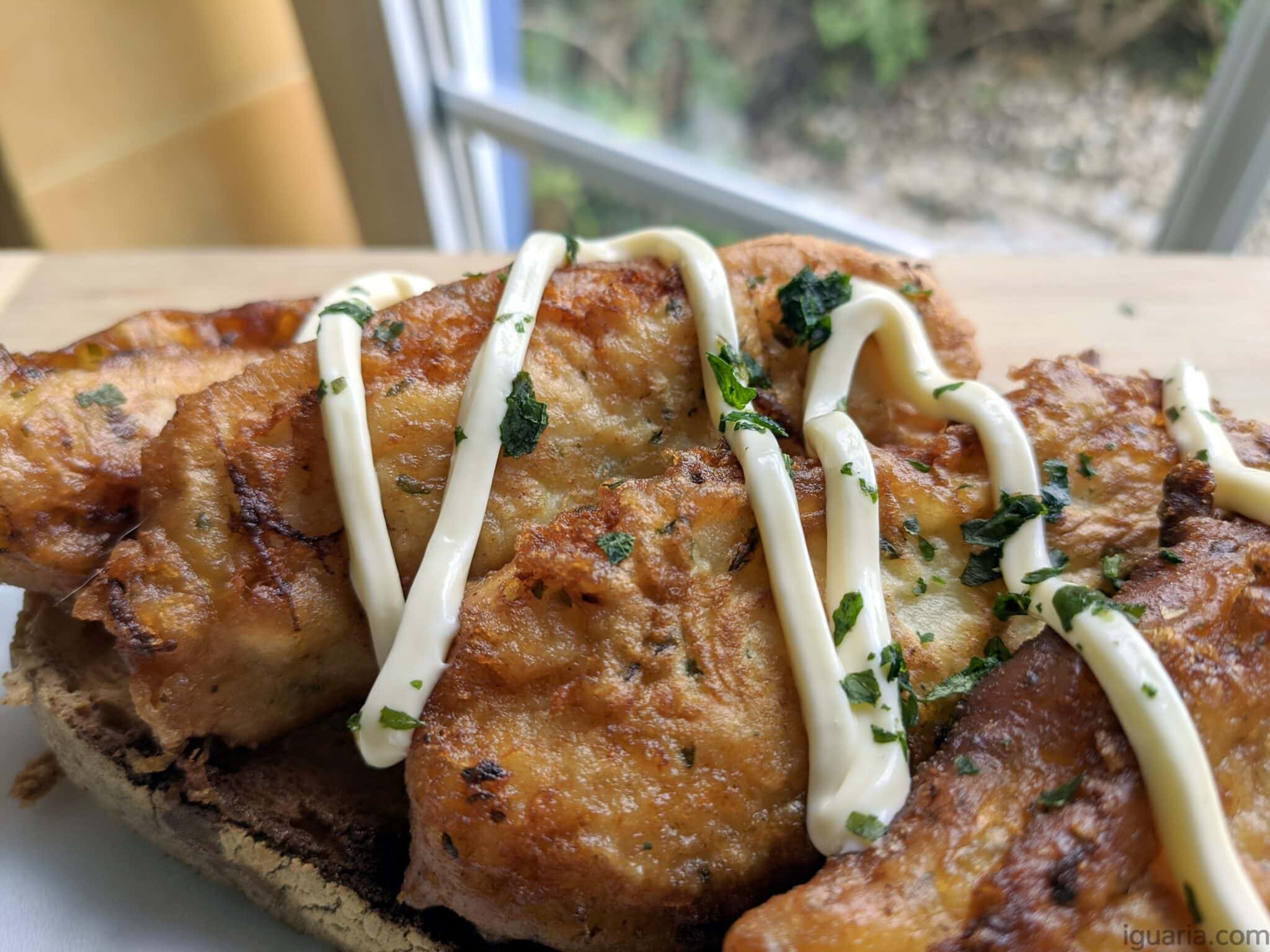Sandes Aberta de Pescada Frita • Iguaria Receita e Culinária