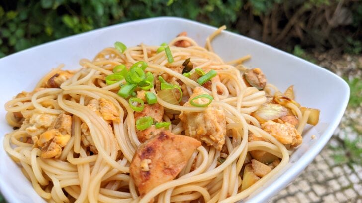 Frango de Natas com Cogumelos • Iguaria! Receita e Culinária