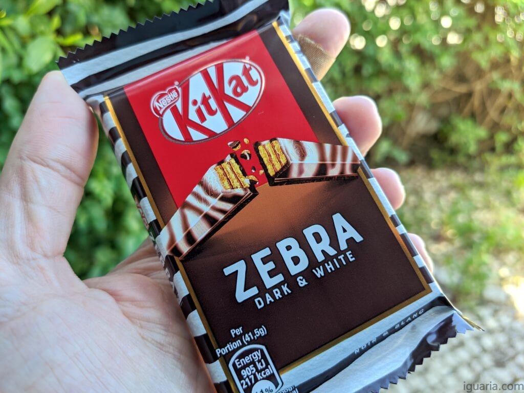 Kitkat Zebra Dark & White • Iguaria Receita e Culinária