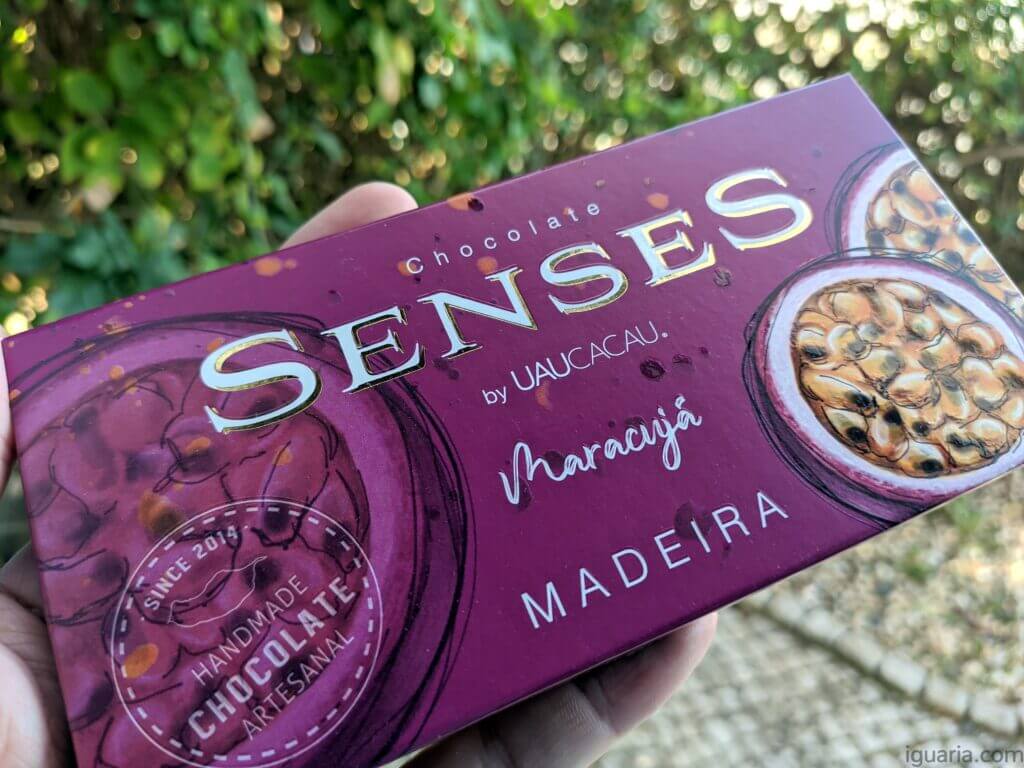 Chocolate Madeirense Senses de Maracujá • Iguaria Receita e Culinária
