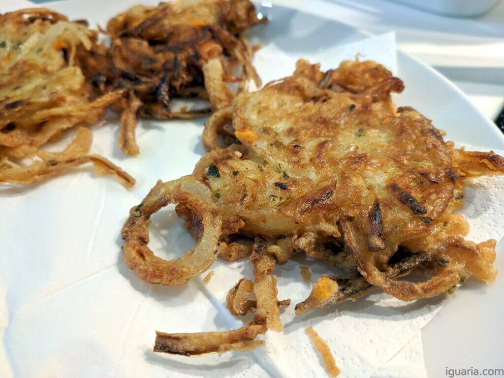 Cebola e Cenoura Frita num Polme • Iguaria Receita e Culinária