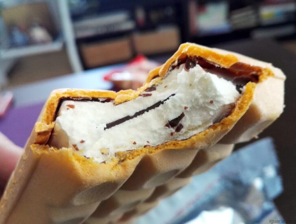 Gelado Sandes Choco Monaka da Morinaga • Iguaria Receita e Culinária