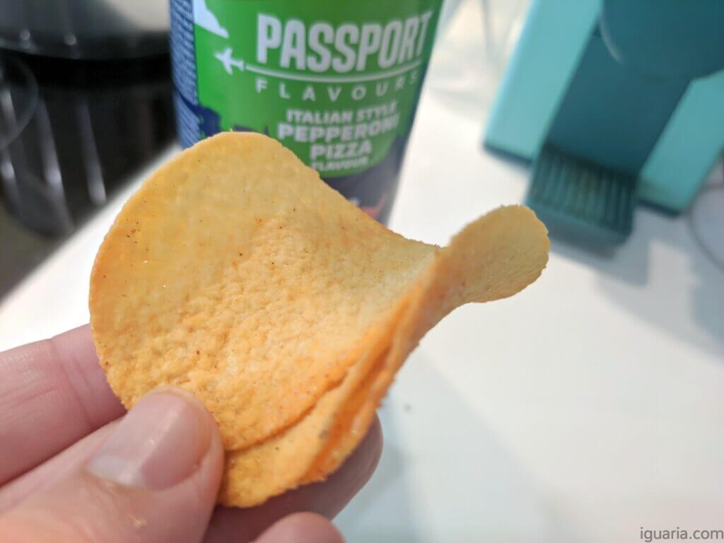 Batatas Fritas Pringles Passport Pizza Italiana de Pepperoni • Iguaria ...
