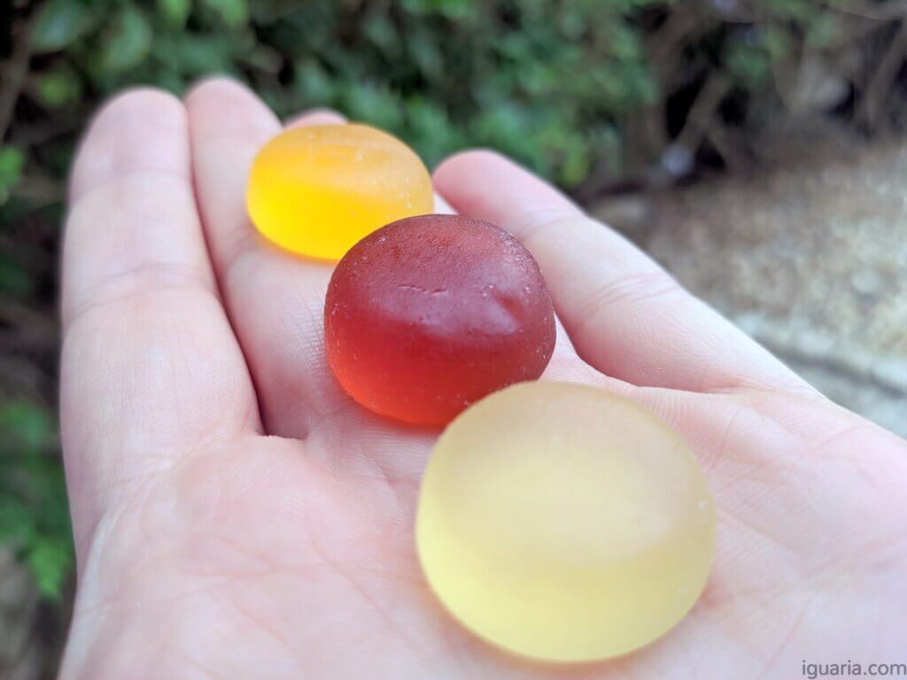 Gomas Frutia de Sumo de Fruta de Líchia, Manga, Morango e Yuzu ...