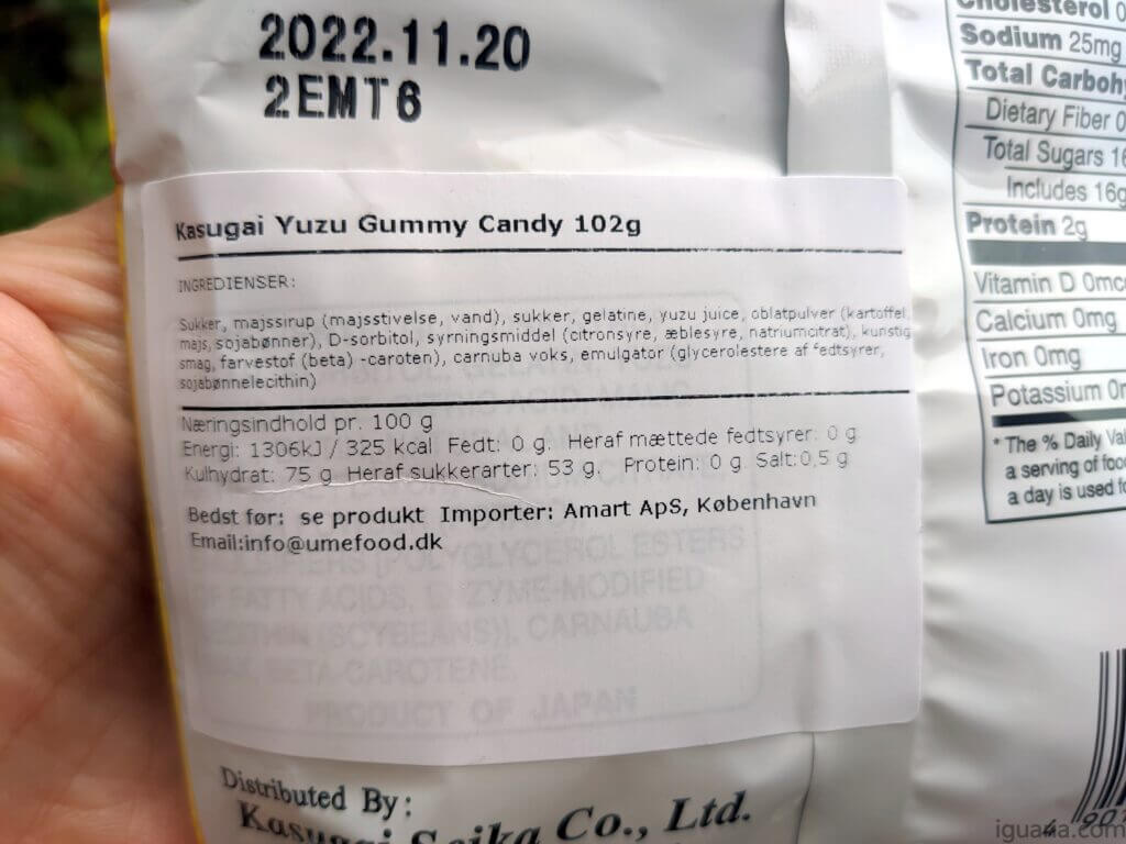 Gomas Frutia de Sumo de Fruta de Líchia, Manga, Morango e Yuzu ...