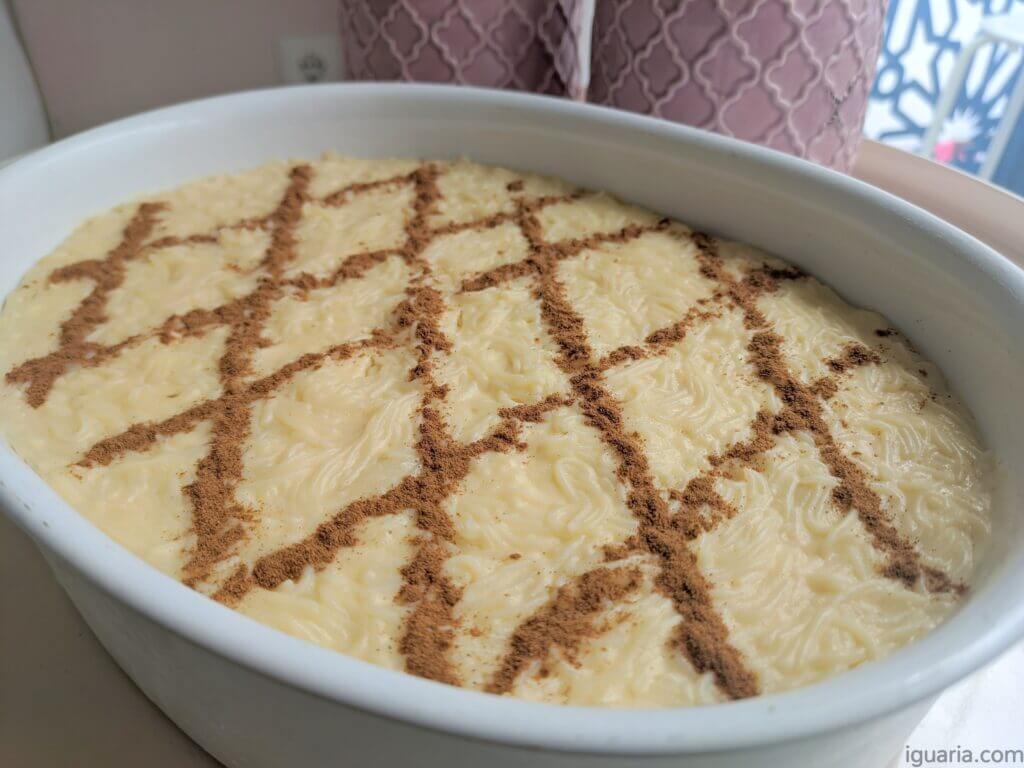 Aletria Doce de Natal • Iguaria Receita e Culinária