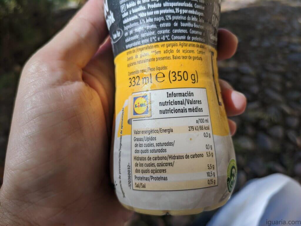 Milbona Bebidas High Protein de Chocolate e Baunilha • Iguaria Receita ...