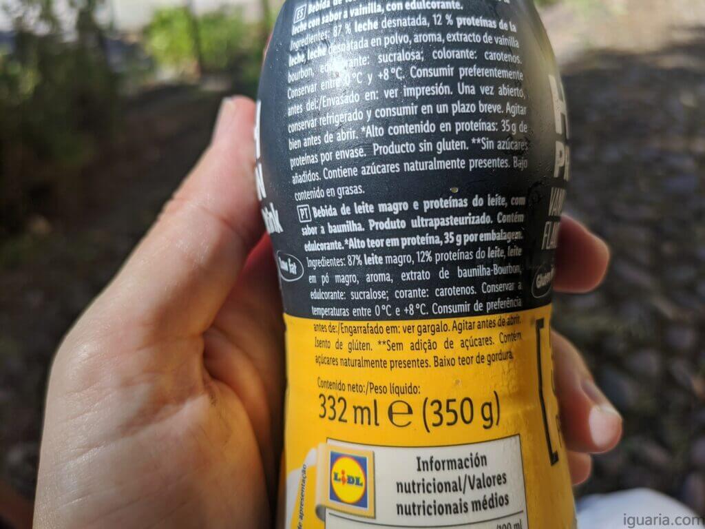 Milbona Bebidas High Protein de Chocolate e Baunilha • Iguaria Receita ...