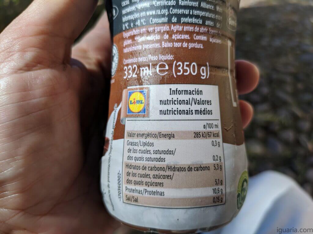 Milbona Bebidas High Protein de Chocolate e Baunilha • Iguaria Receita ...