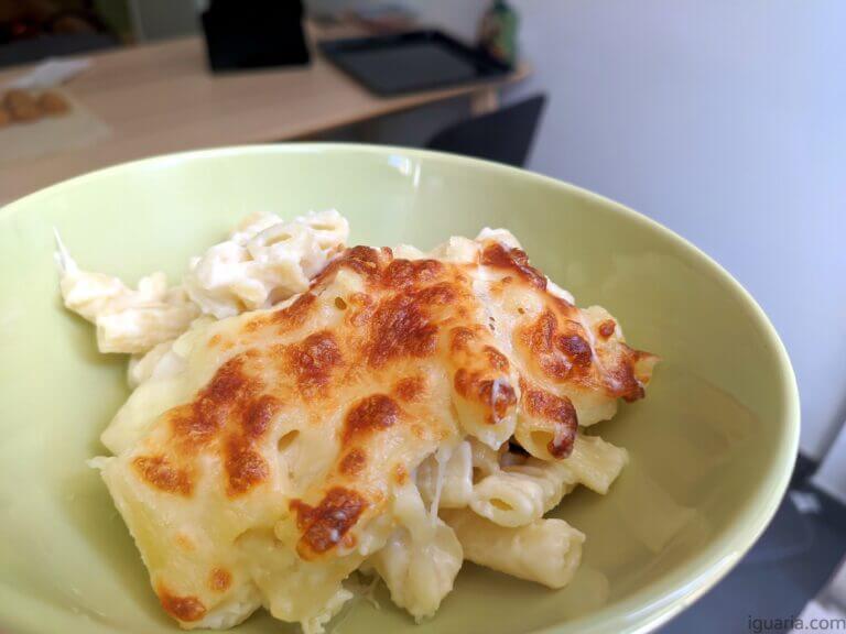 Massa Cremosa de Queijo - Mac & Cheese • Iguaria Receita e Culinária