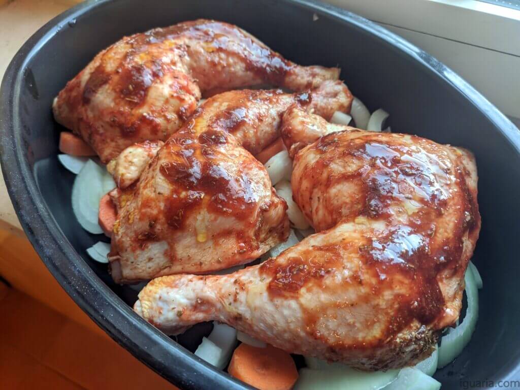 Pernas de Frango Apimentadas Assadas • Iguaria Receita e Culinária