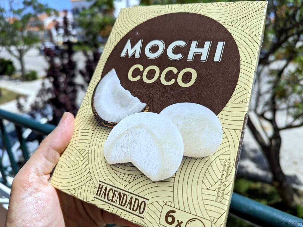 Mercadona Hacendado Gelado Mochi Manga e Coco • Iguaria Receita e Culinária